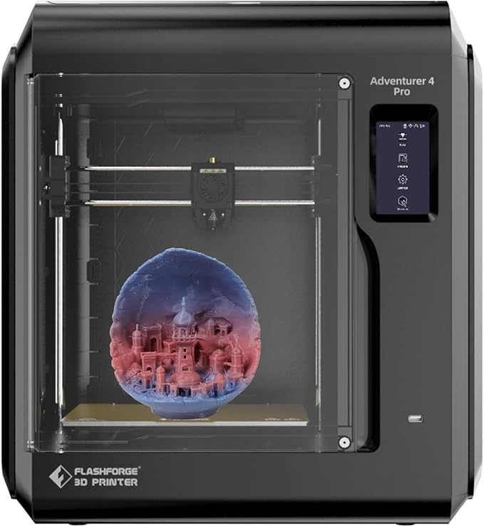 FLASHFORGE 3D Printer Adventurer 4 Pro with Auto Leveling, 300mm/s High ...