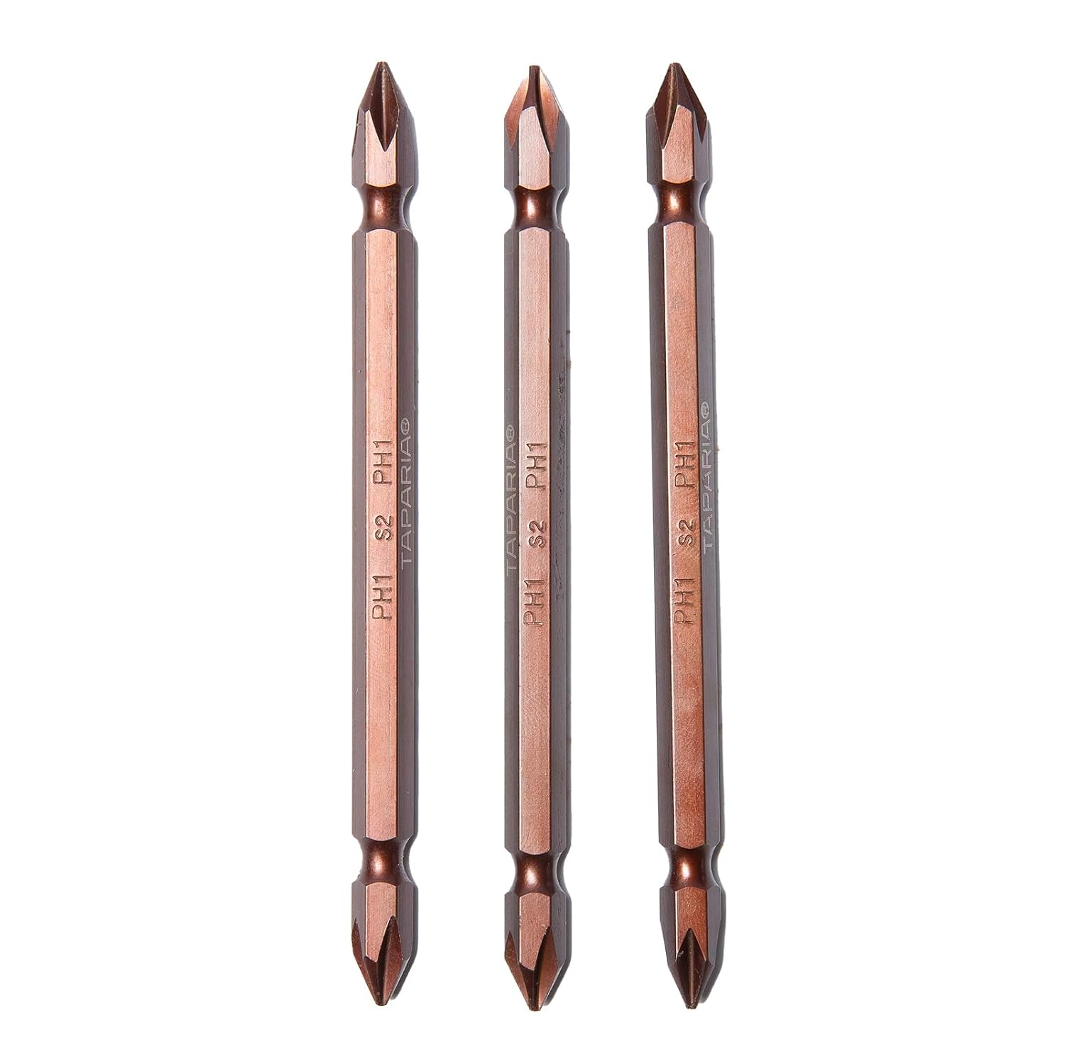 Taparia Make,110mm Double Side Bits of 1/4" Hex Shank, S2 Grade, Of Tip ...