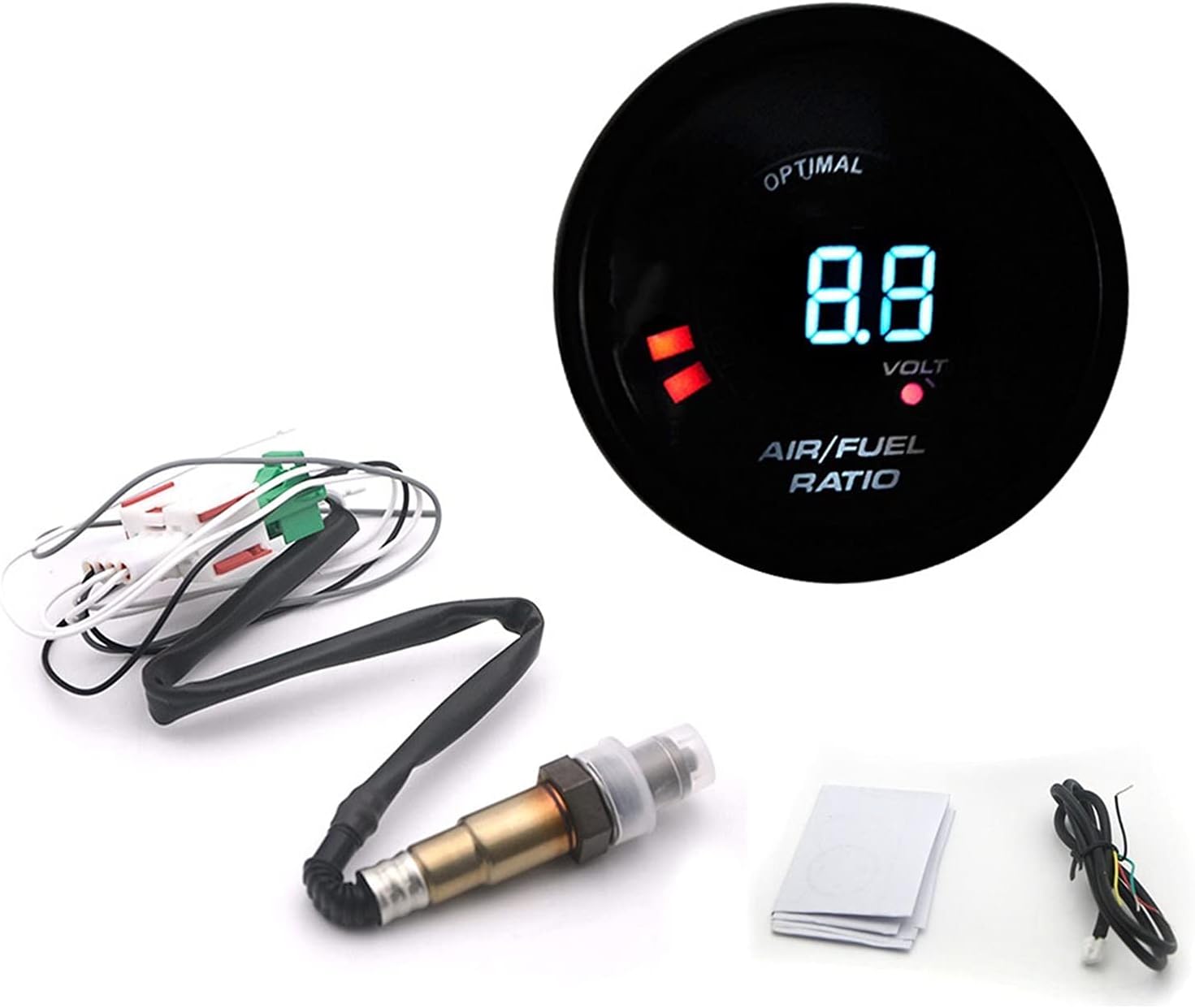 Amazon.com: 2" 52mm Digital Air Fuel Ratio Gauge with Narrowband O2 ...