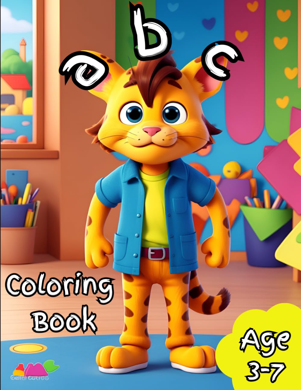 ABC coloring book: awesome and useful ABC coloring and story book for ...