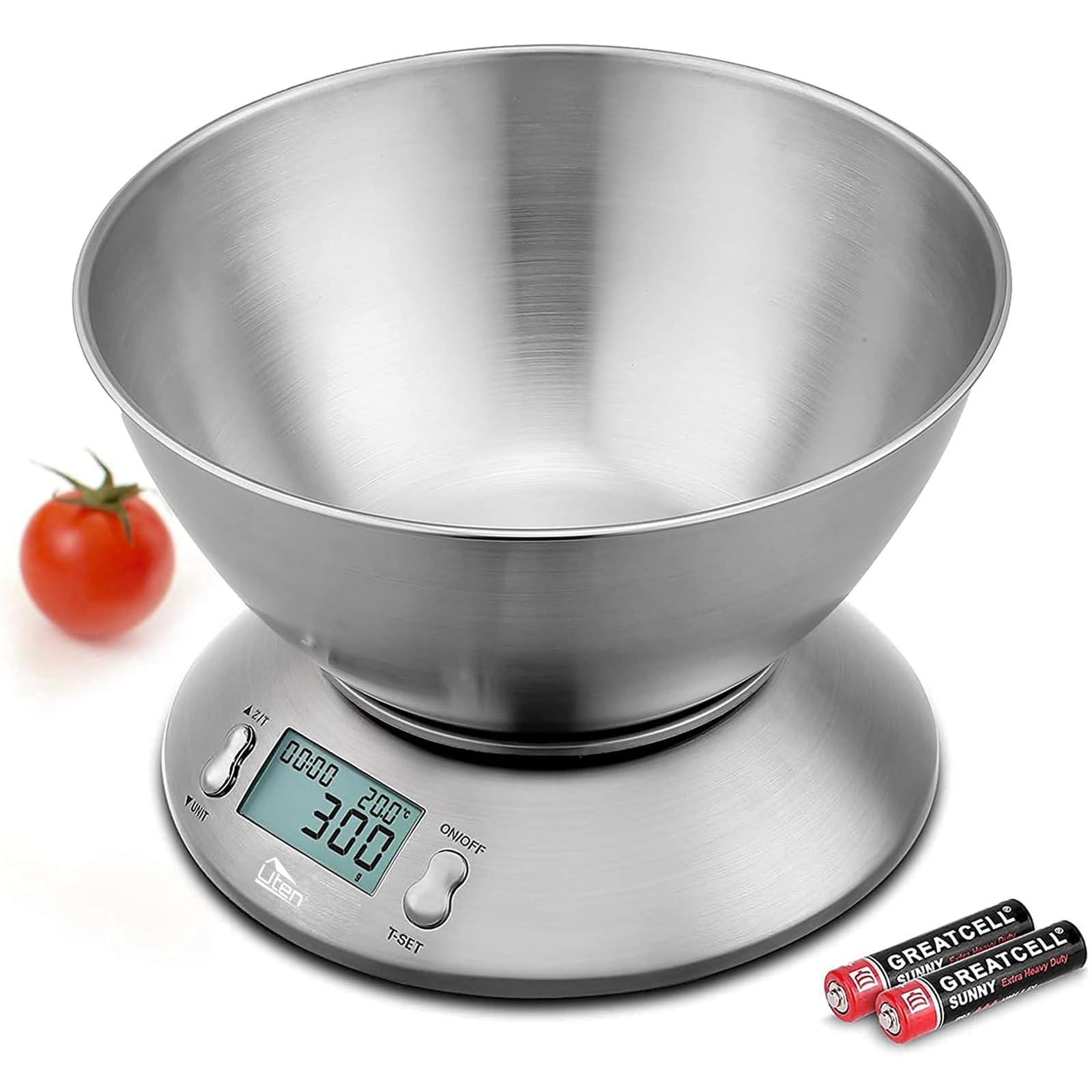 Uten Electronic Kitchen Scales, Digital Kitchen Scale with Detachable ...