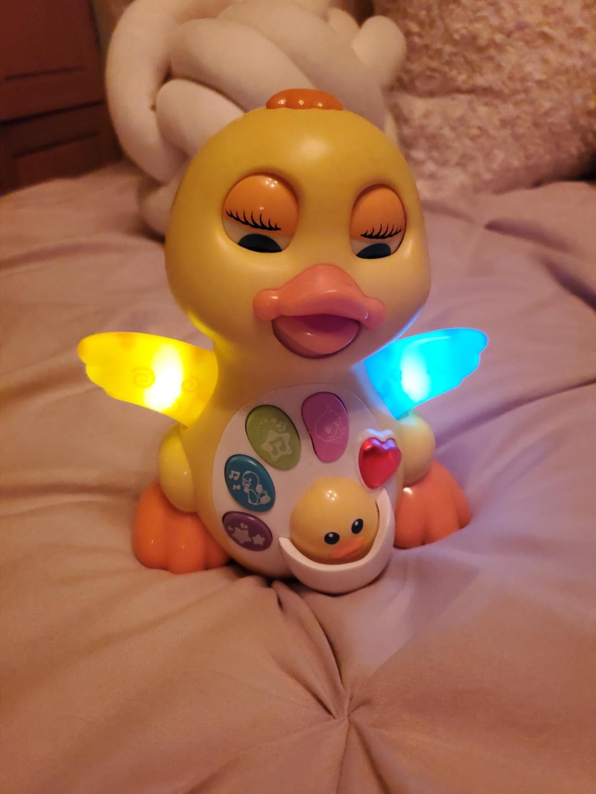 Amazon.com: TOYTHRILL Baby Musical Duck Toy, Dancing Walking Yellow ...