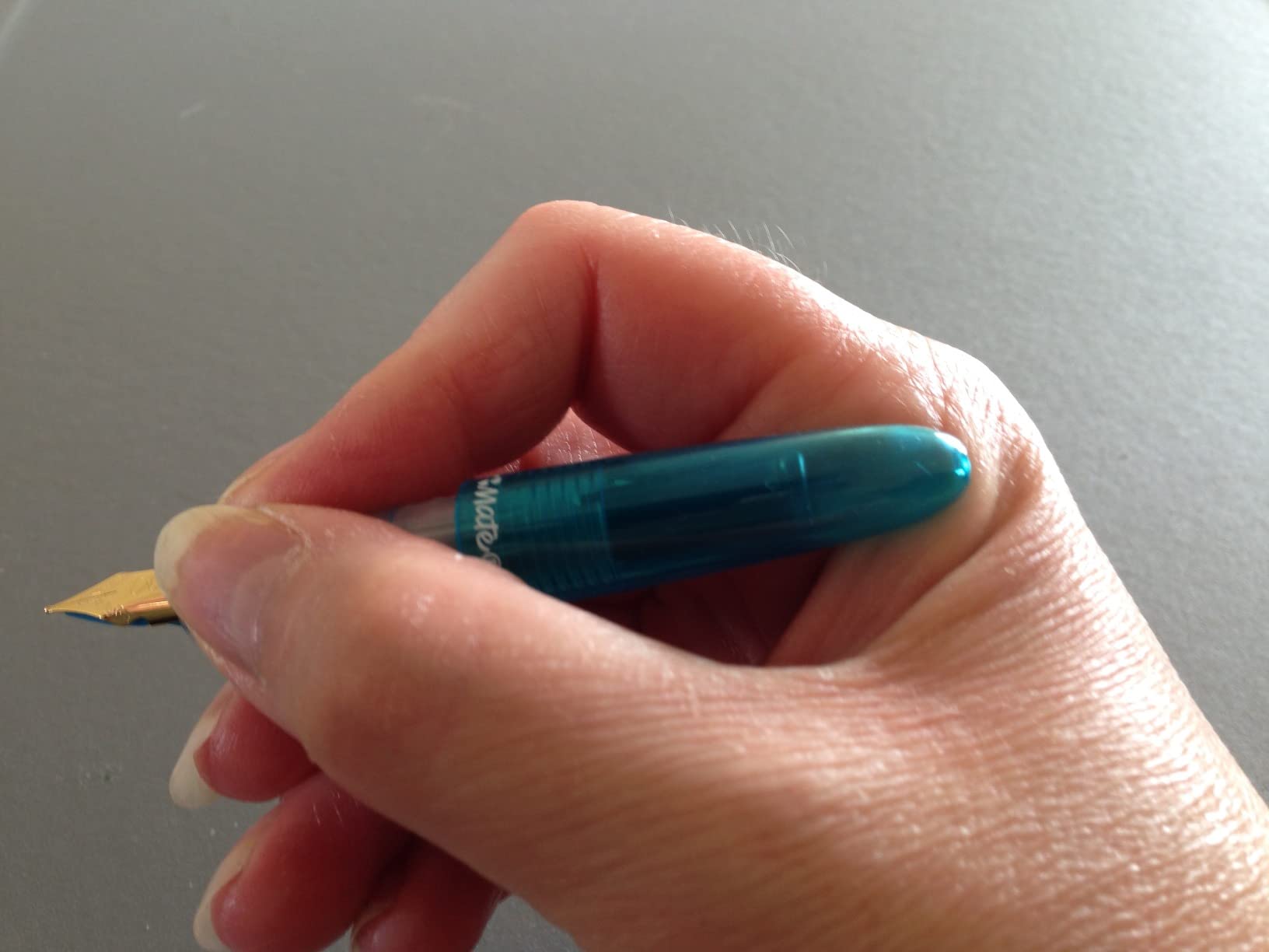 Paper Mate Mini Compact Fountain Pen - Fine Nib - Blue Ink - Blue ...