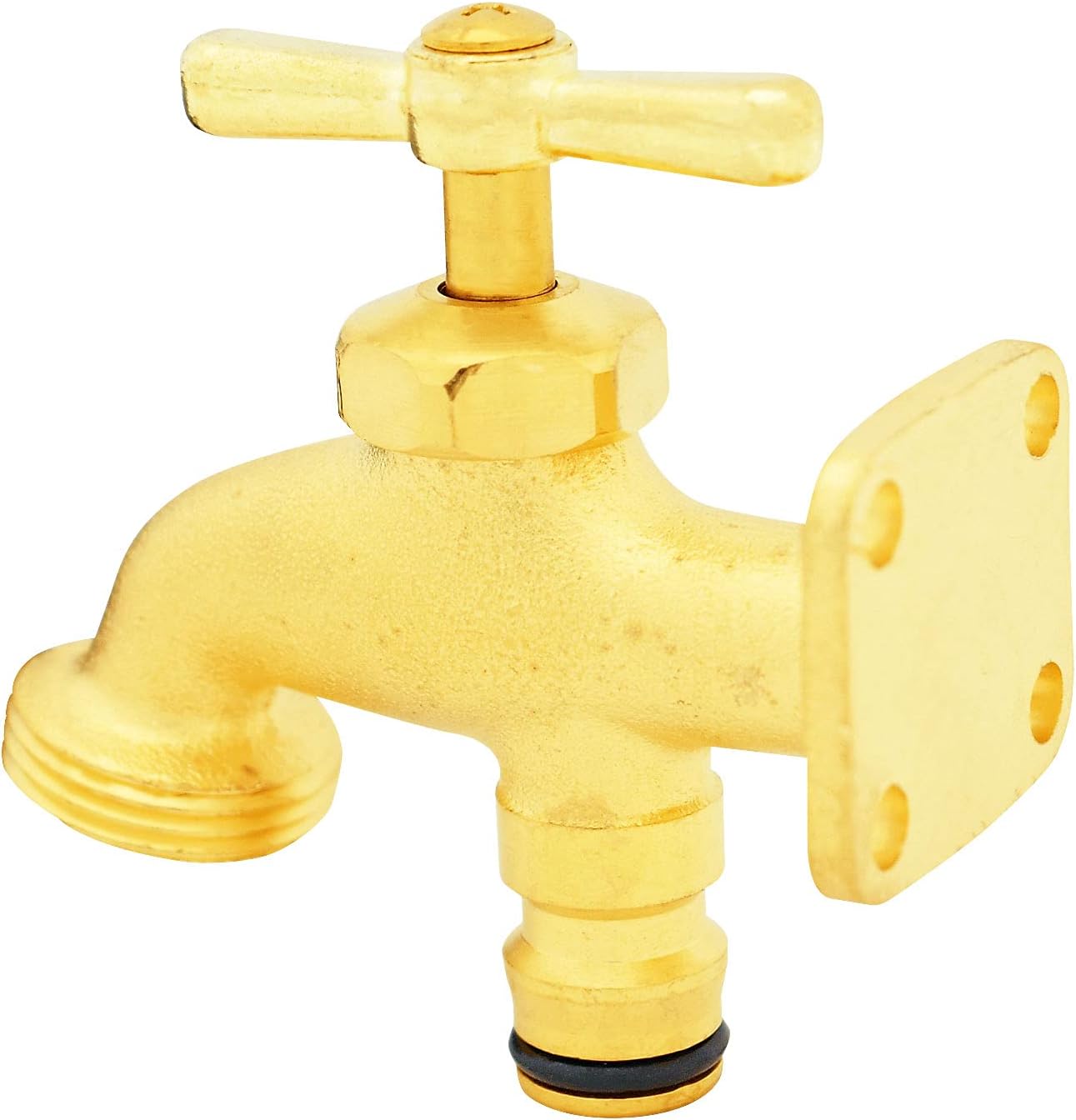 Parkland Solid Brass Hose End Tap Outdoor Brass Tap Allotment Tap ...