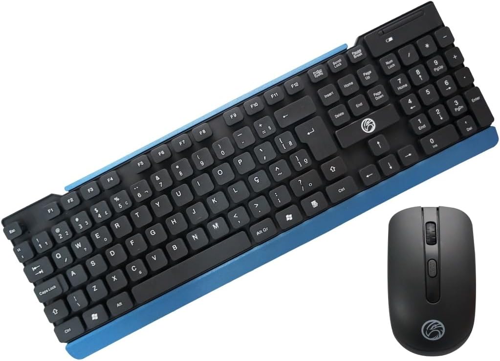Combo Teclado e Mouse sem fio Wireless Keyboard LEY-171 - Lehmox ...