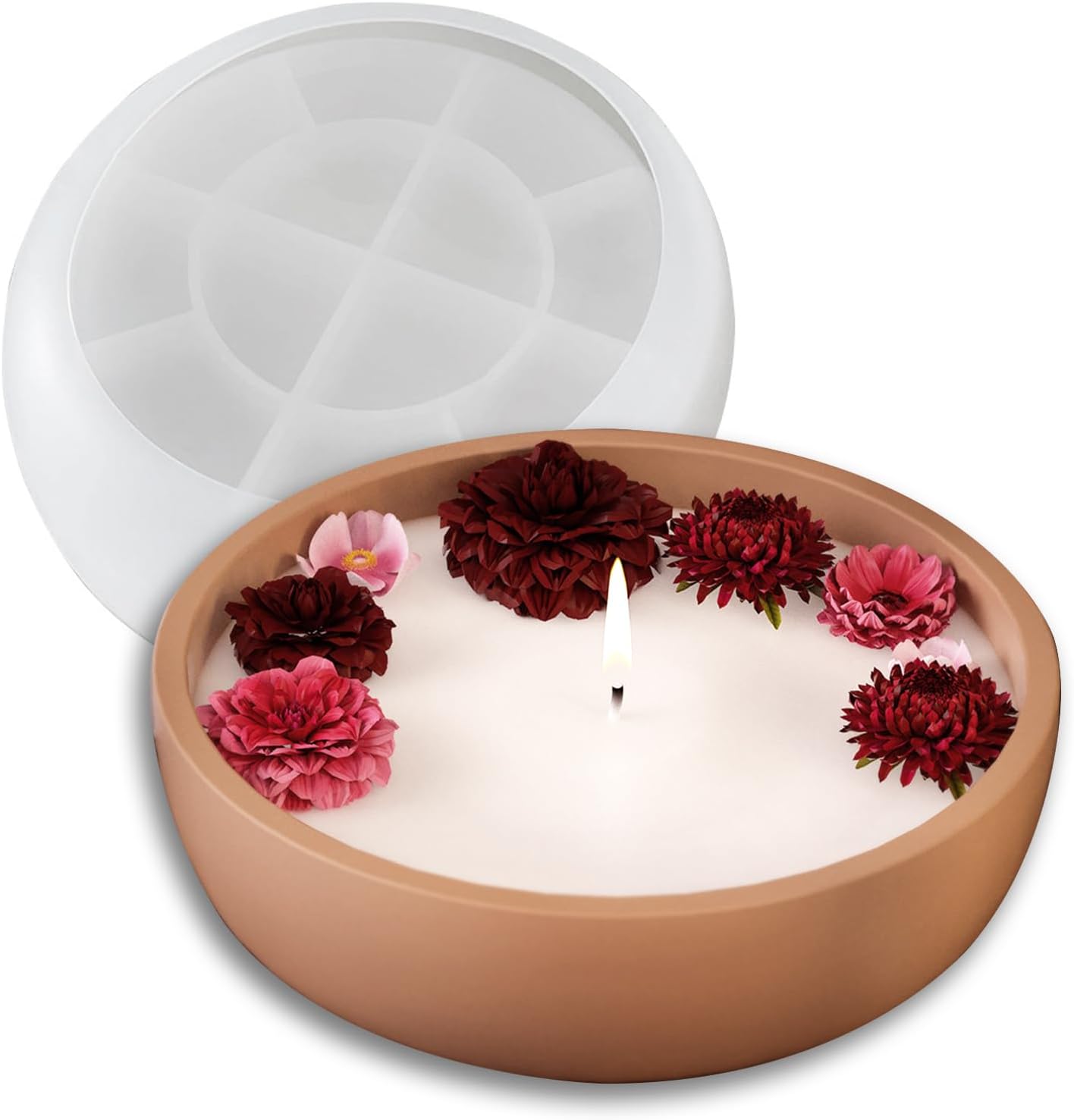 Amazon.com: Wehous Large Bowl Resin Mold, 8.2'' Round Bowl Silicone ...