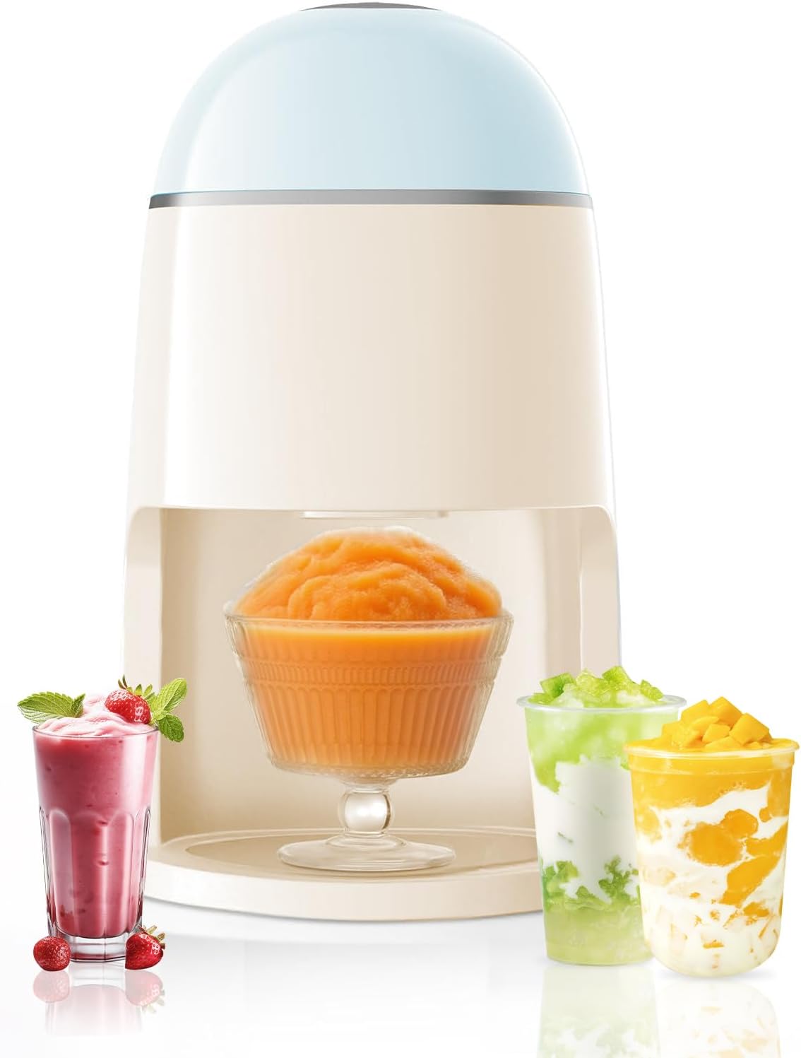Amazon.com: Slushie Machine No Ice Needed Frozen Drink Maker ...