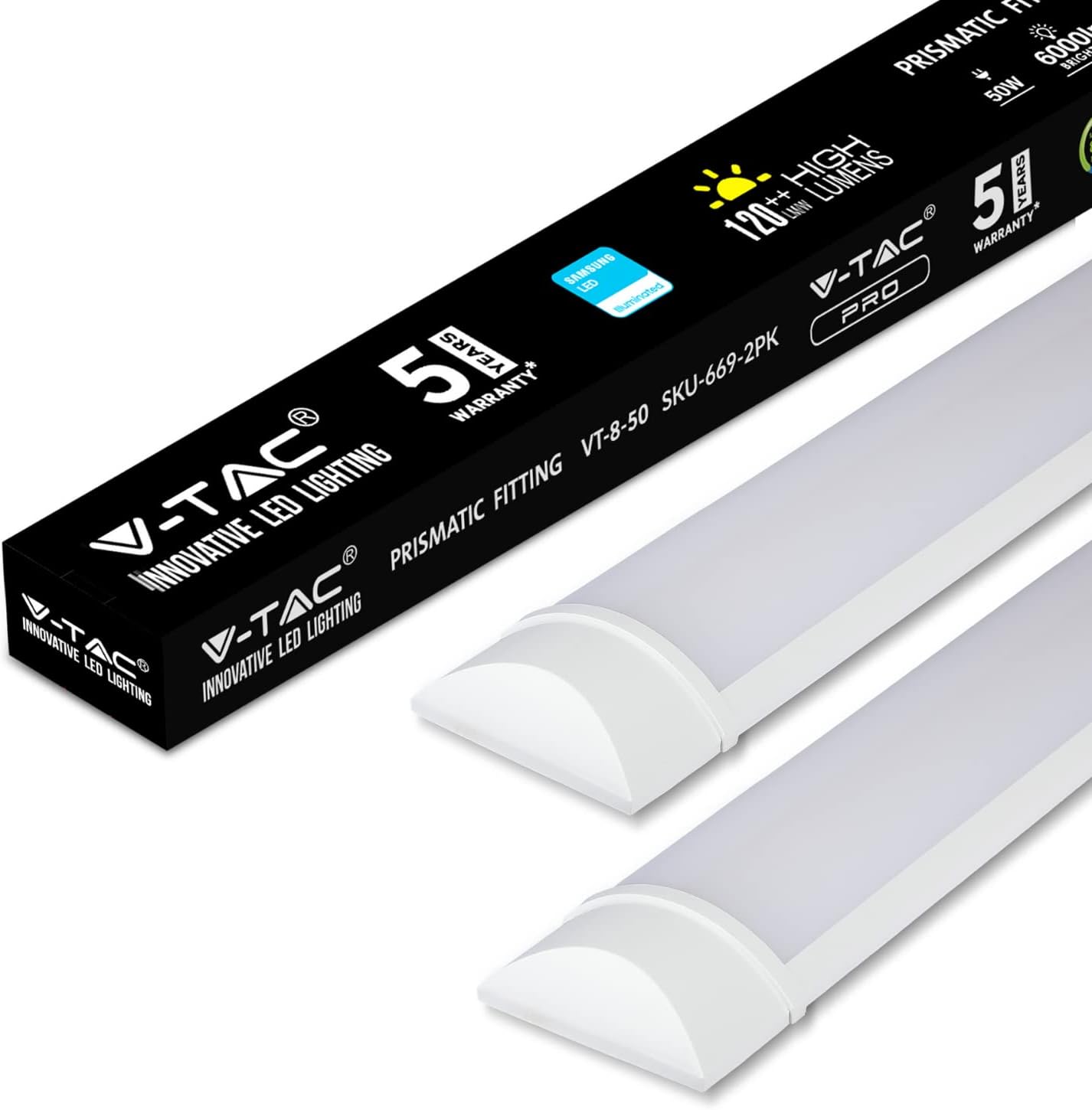 V-TAC Batten Fittings Fixing-Brackets Accessories : Amazon.co.uk: DIY ...