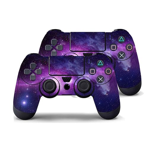 Amazon.com: 2PCS/Set PS4 Controller Skin Sticker Nebular Vinly Decal ...