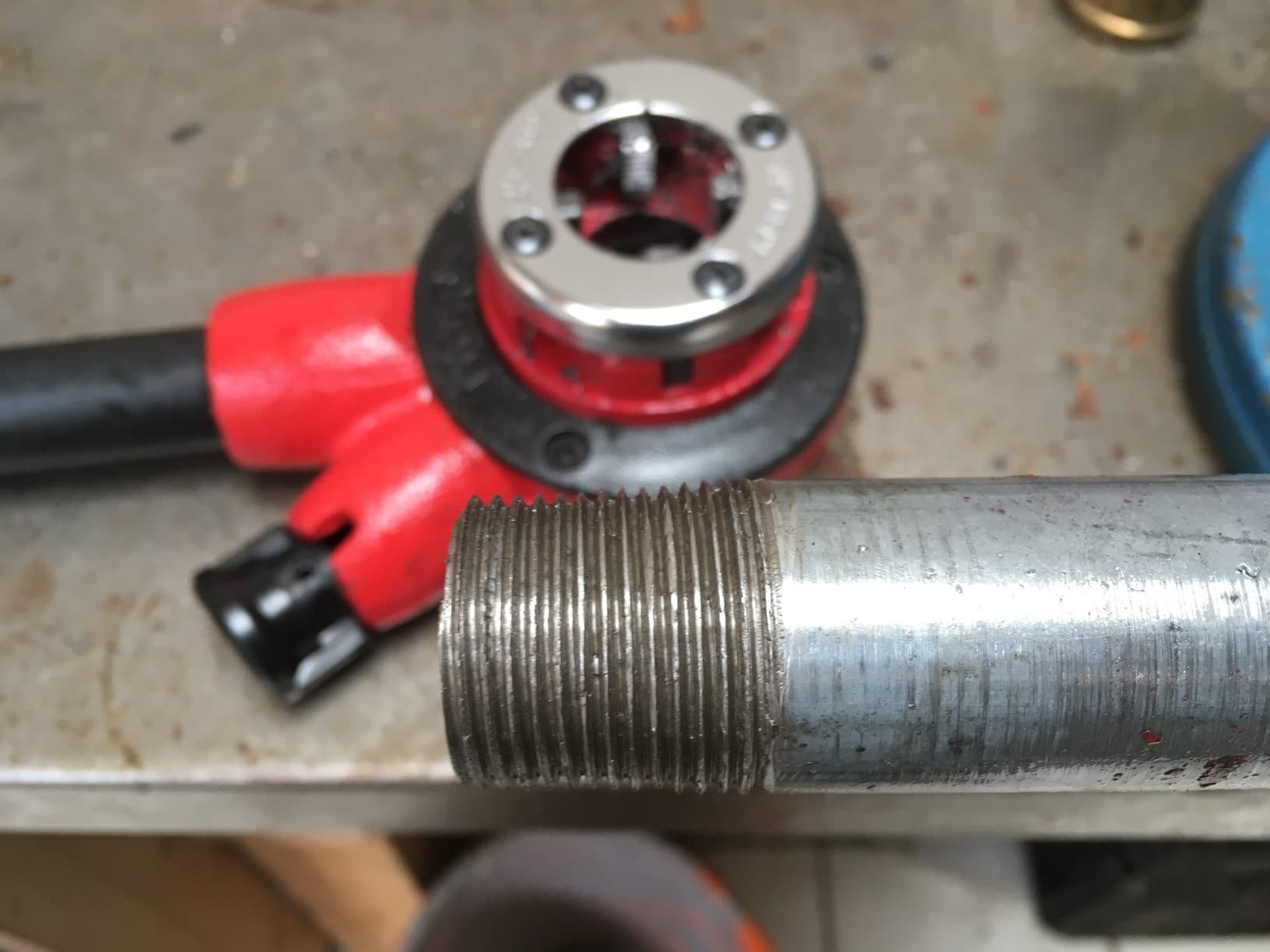 Klempner-Rohrgewinde-Kit Manuelles Einfädler-Set aus Stahl für ...