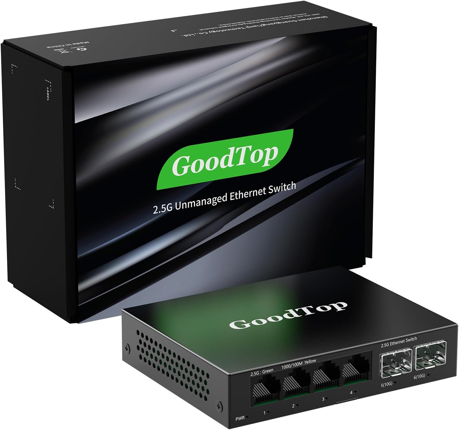 Amazon.com: 10 Port 2.5Gb Unmanaged Ethernet Switch with 8* 2.5G Base-T ...