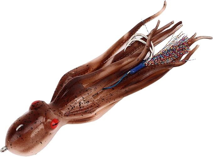 Amazon.com : 250g Simulation Squid Jigs Fishing Octopus Lures Lifelike ...