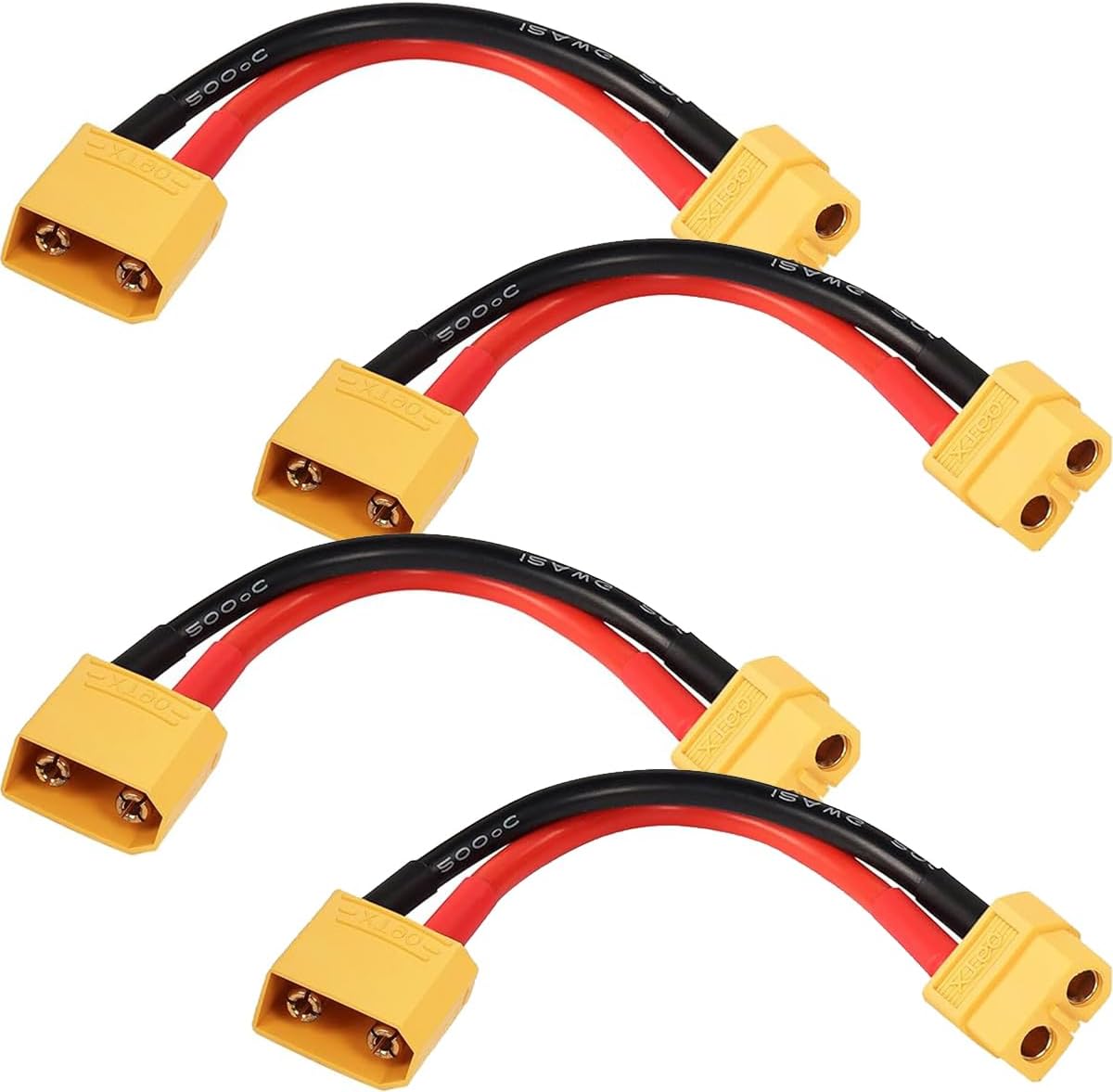 EatPitaya XT90 Male to XT60 Female Connector Adapter, Male XT60 to ...