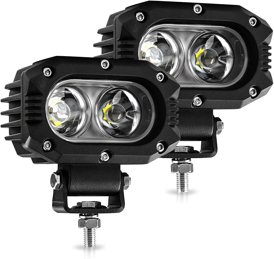 Amazon.com: UNI-SHINE 2pcs 4 Inch LED Pod Lights, Off-Road Flood ...