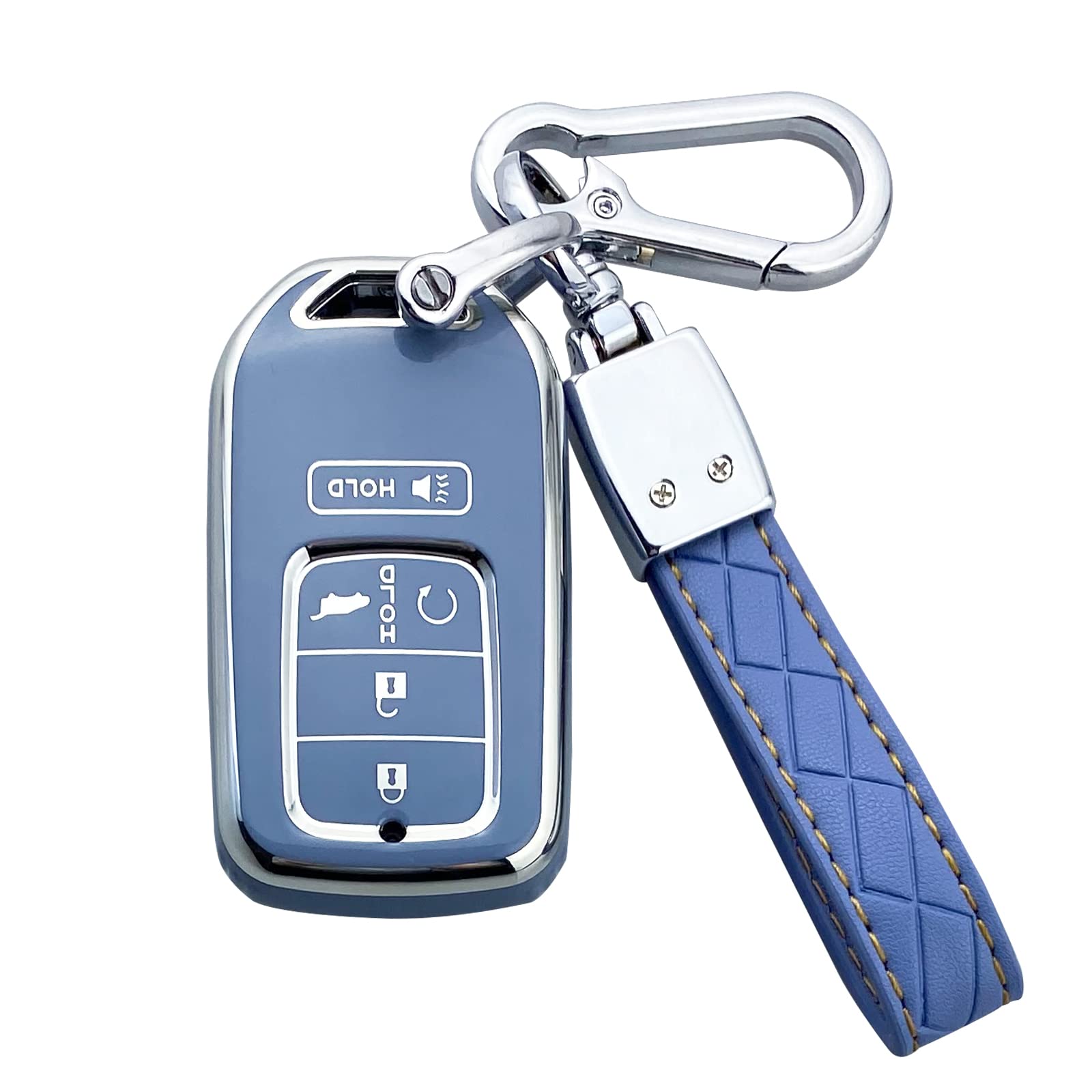 Amazon.com: Yuebutor Key Fob Cover Case Compatible with Honda Accord ...