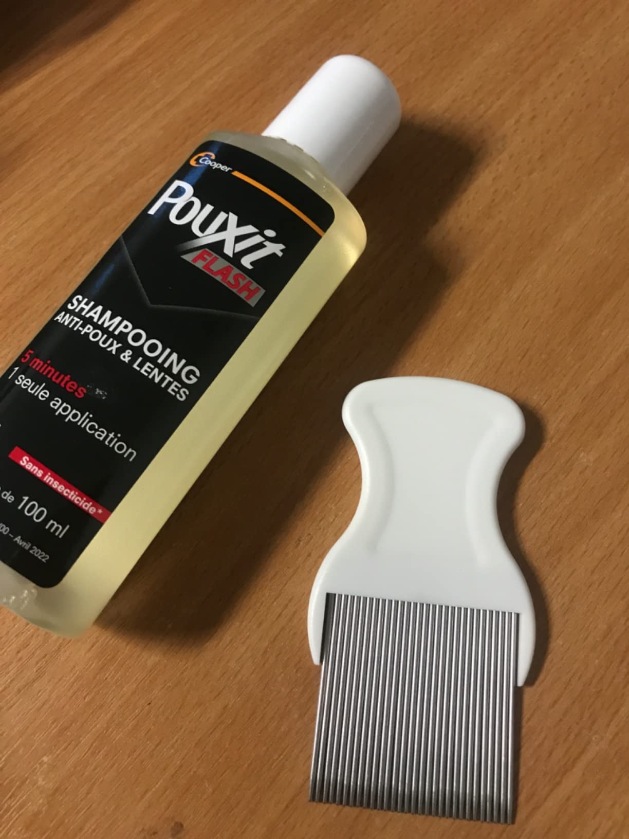 POUXIT - Flash - Shampooing anti-poux et lentes - Agit en 1 application ...