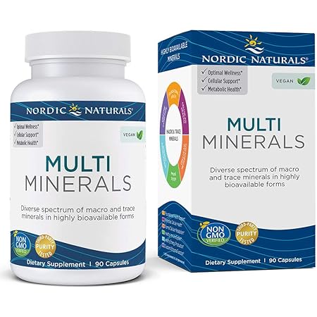 Amazon.com: Nordic Naturals Multi Minerals, Unflavored - 90 Capsules - 11 Essential Minerals ...
