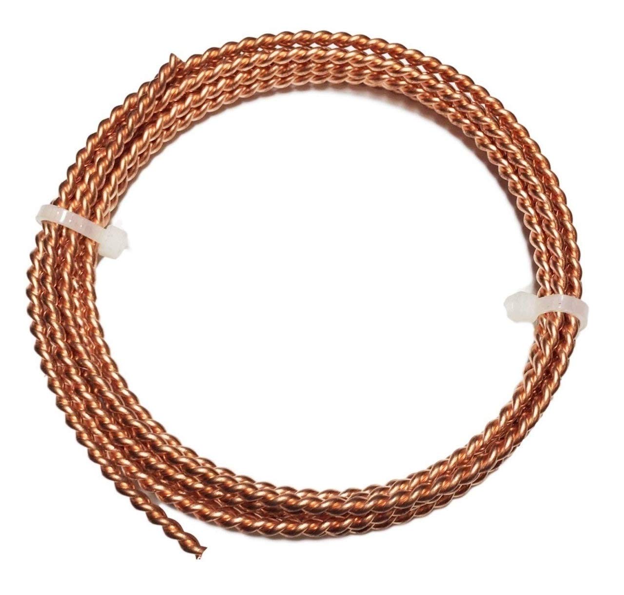Solid Copper Twisted Wire 3 MM / 5 Ft Coil #014 : Amazon.in: Home & Kitchen