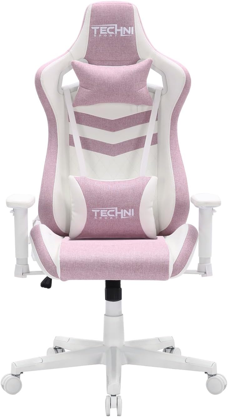 Amazon.com: Techni Sport 17" Modern Fabric Ergonomic Gaming Chair in ...