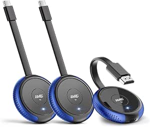 Amazon.com: AIMIBO USB C Wireless 2 Transmitter and HDMI Receiver, 2.4 ...