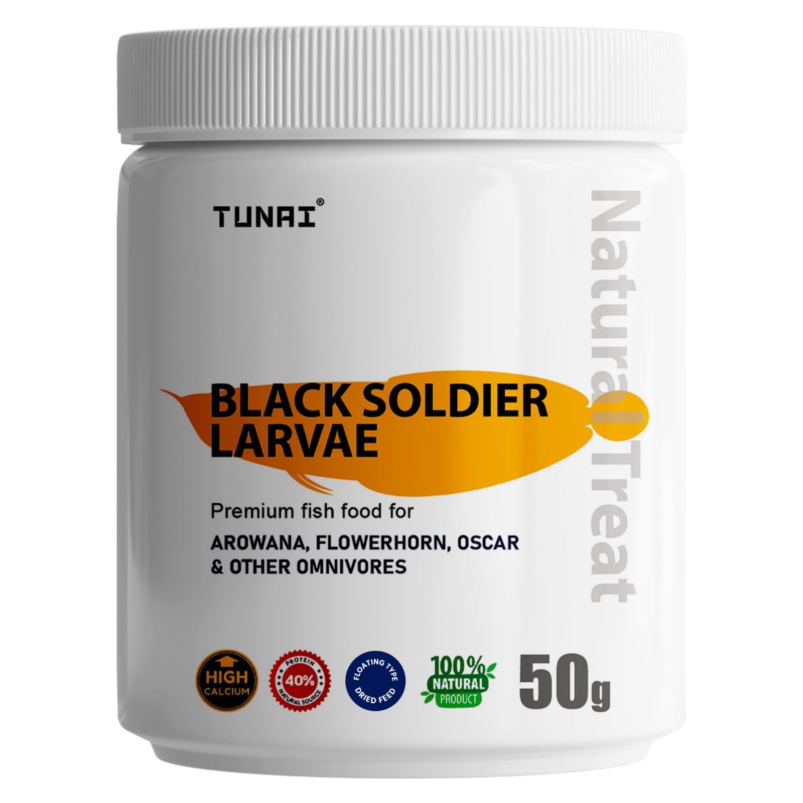 Buy TUNAI Black Soldier Fly Larvae Bsfl |50G| 60X More Calcium Than ...