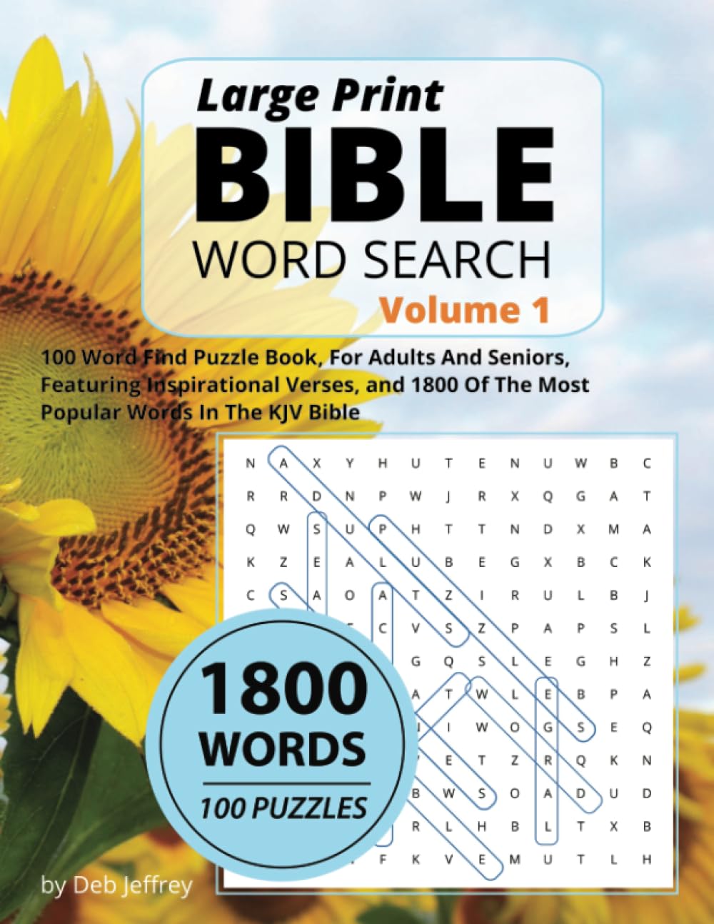 Bible Word Search: 100 Large Print Word Find Puzzles, for Adults ...