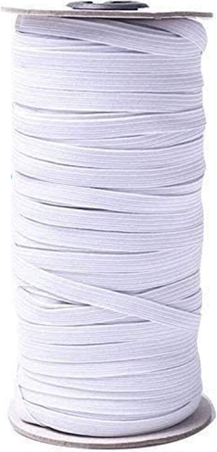 The Cut & Sew Company United Kingdom Elastic Cord, White, 6mm : Amazon ...