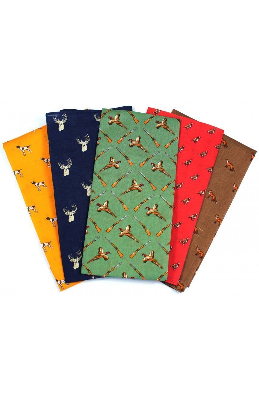 Soprano Country Themed Pack Of Five Cotton Handkerchiefs : Amazon.co.uk ...