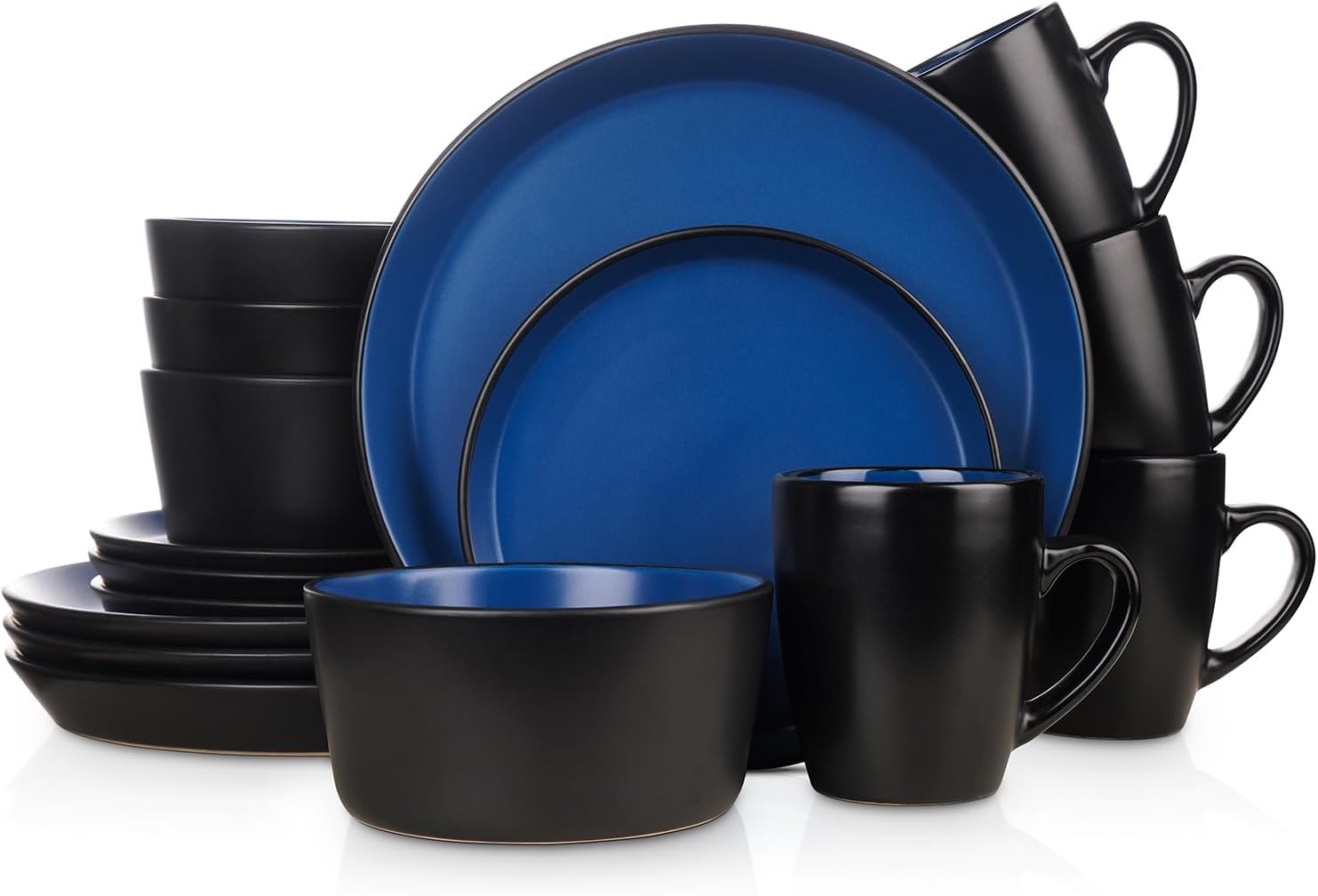 Amazon.com | The Boutique Beautiful Soho Lounge 16 Piece Blue ...