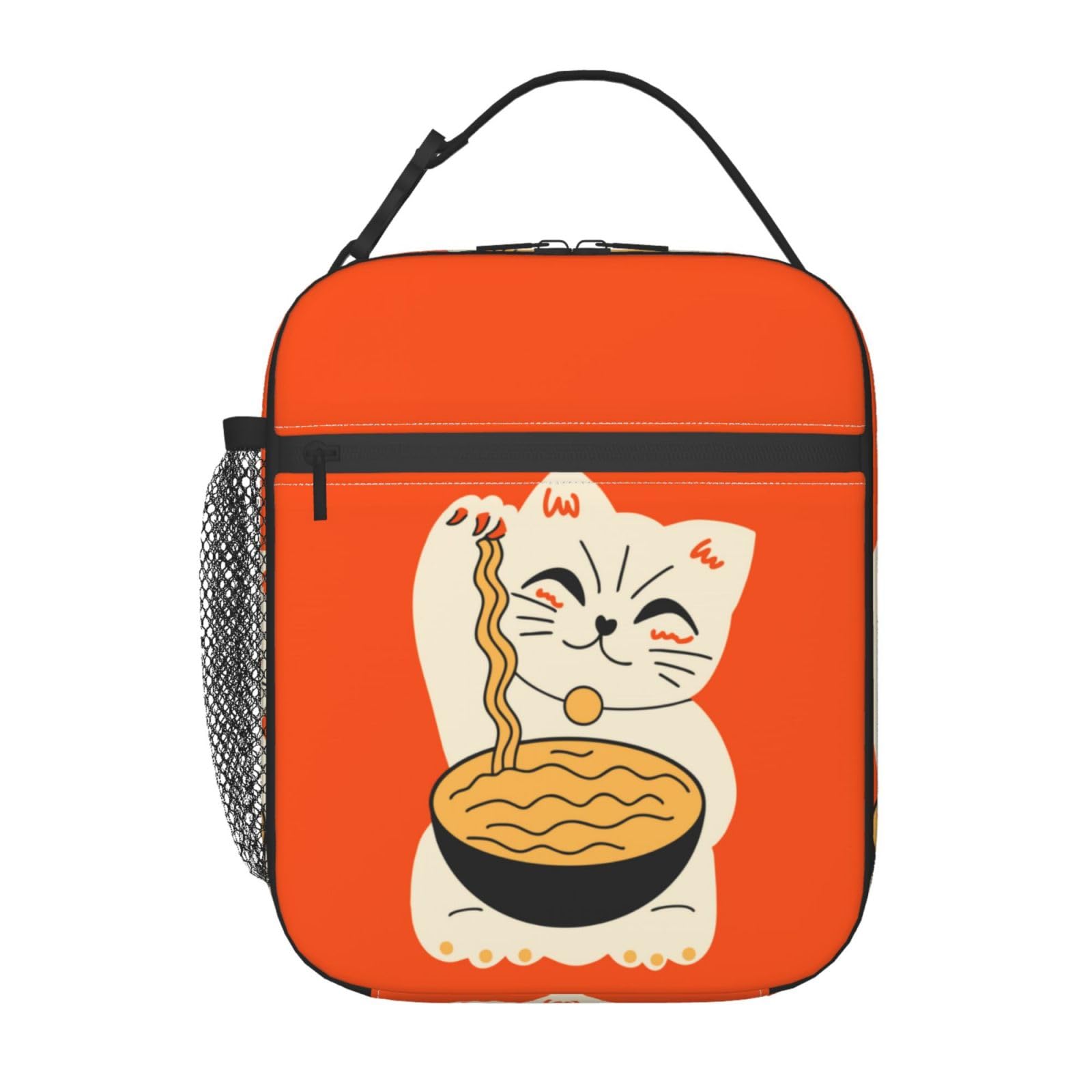 Amazon.com: cromcu Insulated Lunch Box for Kids Adults Ramen Lunch Box ...
