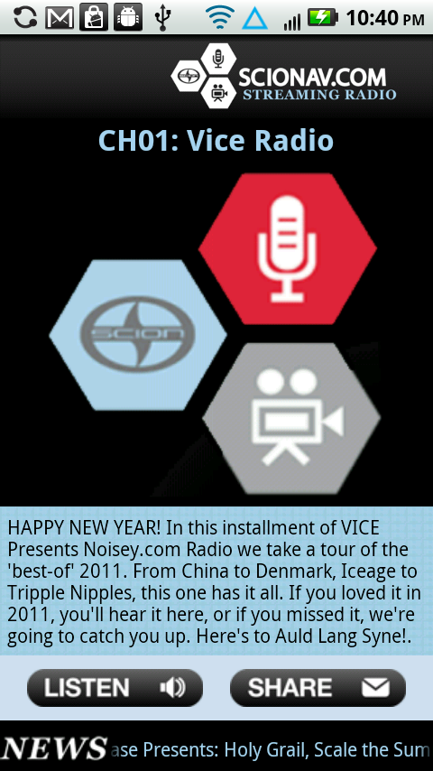 Scion AV Radio - App on the Amazon Appstore