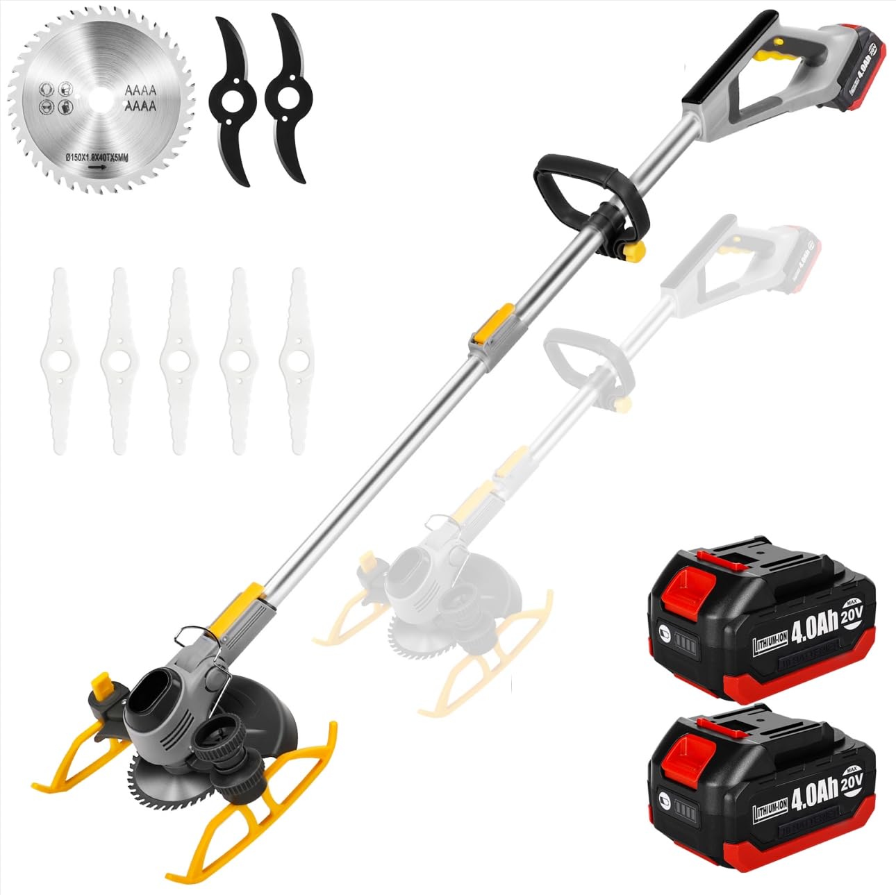 Amazon.com: Weed Wacker Cordless - Battery Powered Weed Whacker ...