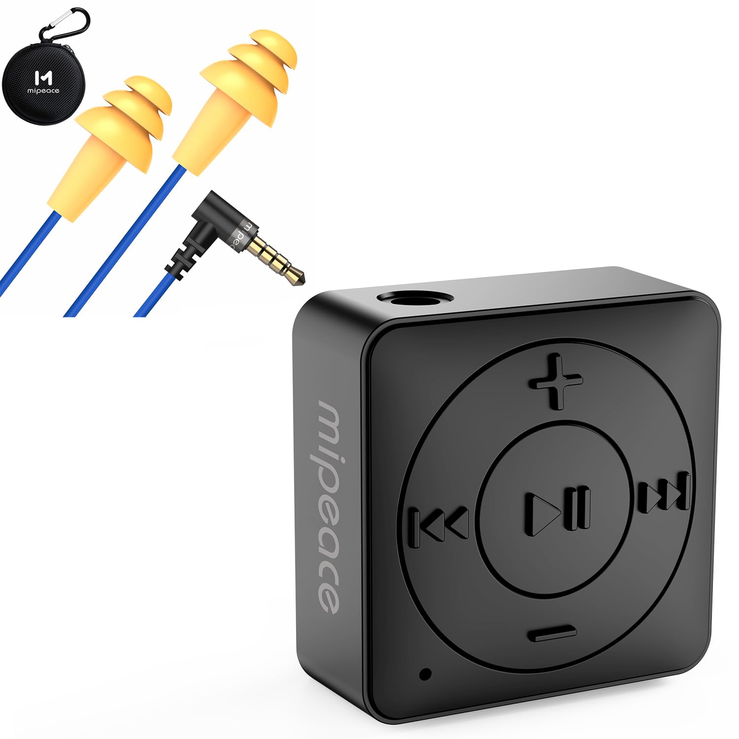 Amazon.com: MIPEACE Work Earbuds Headphones with a Aux Bluetooth Audio ...