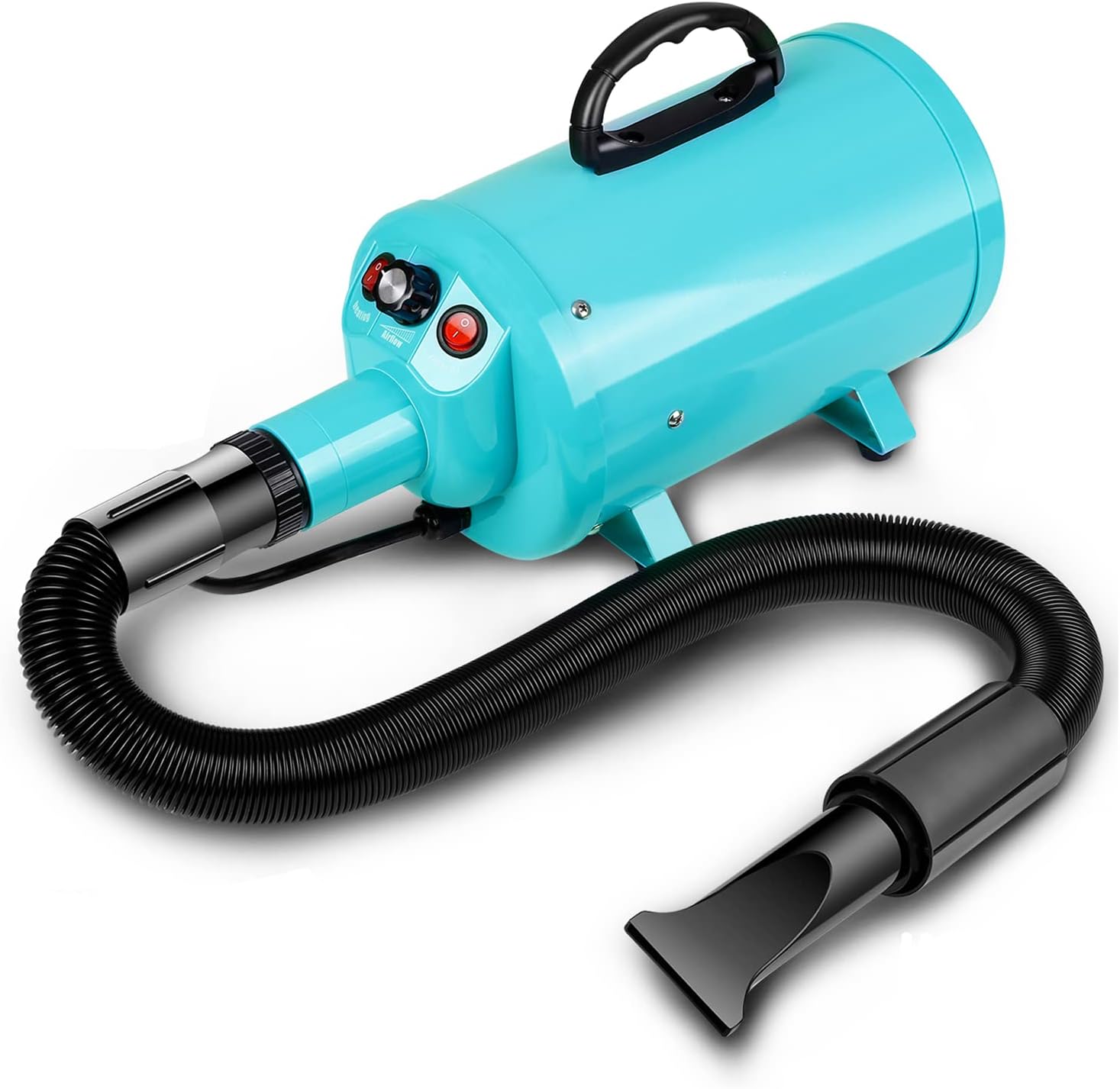 Dog Hair Dryer, 3.8HP 2800W Adjustable Strong Power Pet Dryer with Heat ...