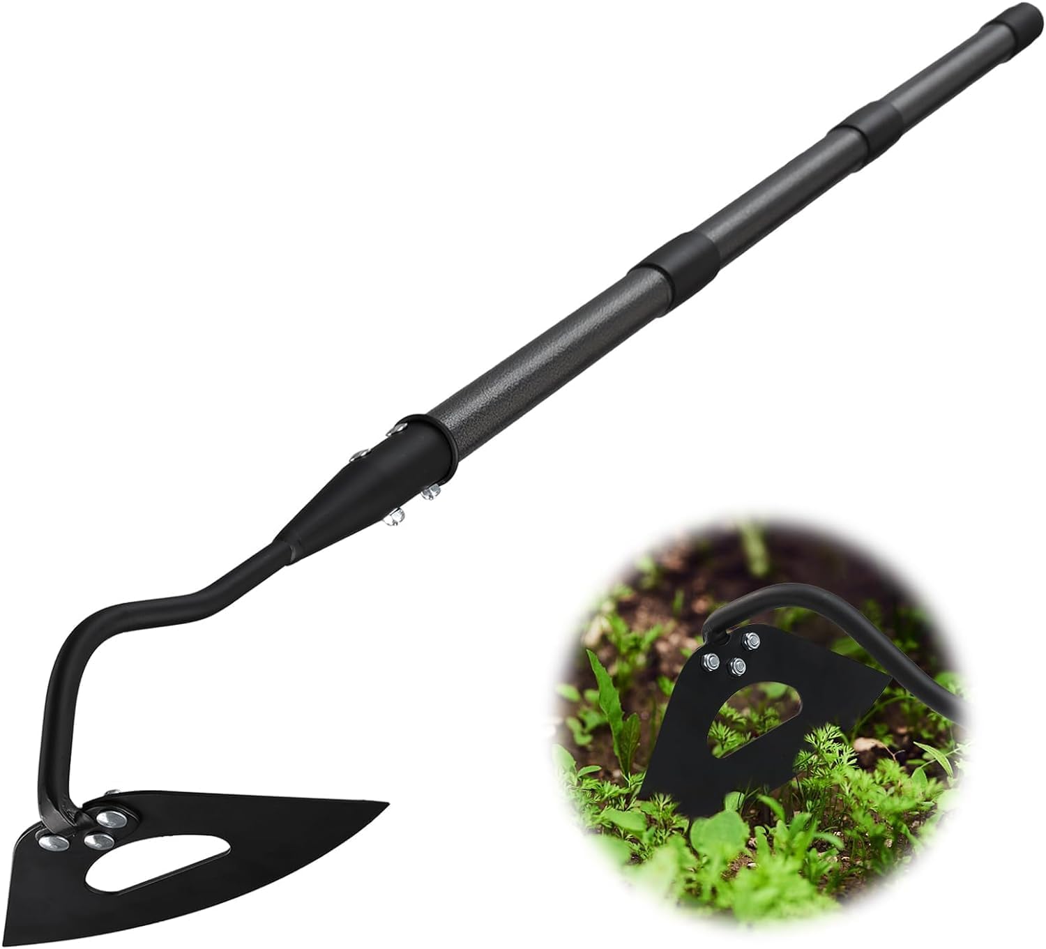 Amazon.com : COCONUT Garden Hoe, 5.5FT Long Handle Hollow Hoe Garden ...