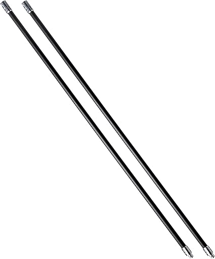 Gardus SootEater Rotary Chimney Rod Set - 6' Rotary Black Chimney ...