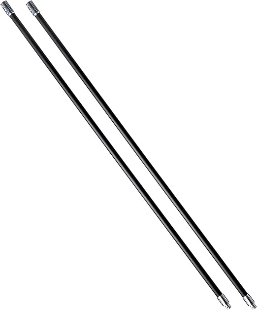 Gardus SootEater Rotary Chimney Rod Set - 6' Rotary Black Chimney ...