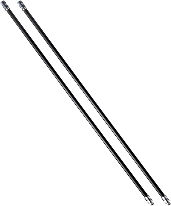 Gardus SootEater Rotary Chimney Rod Set - 6' Rotary Black Chimney ...