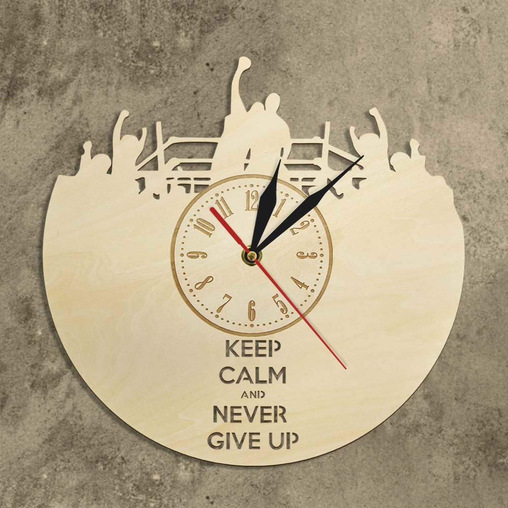 Boxing Gloves Frame Boxing Glove Wall Clock - 12 Inch Wooden Sports ...