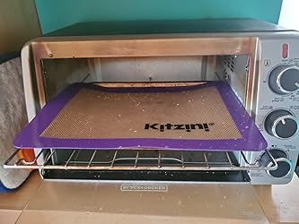 Amazon.com: Kitzini Silicone Baking Mat Set. Non-Stick Silicone Mats ...