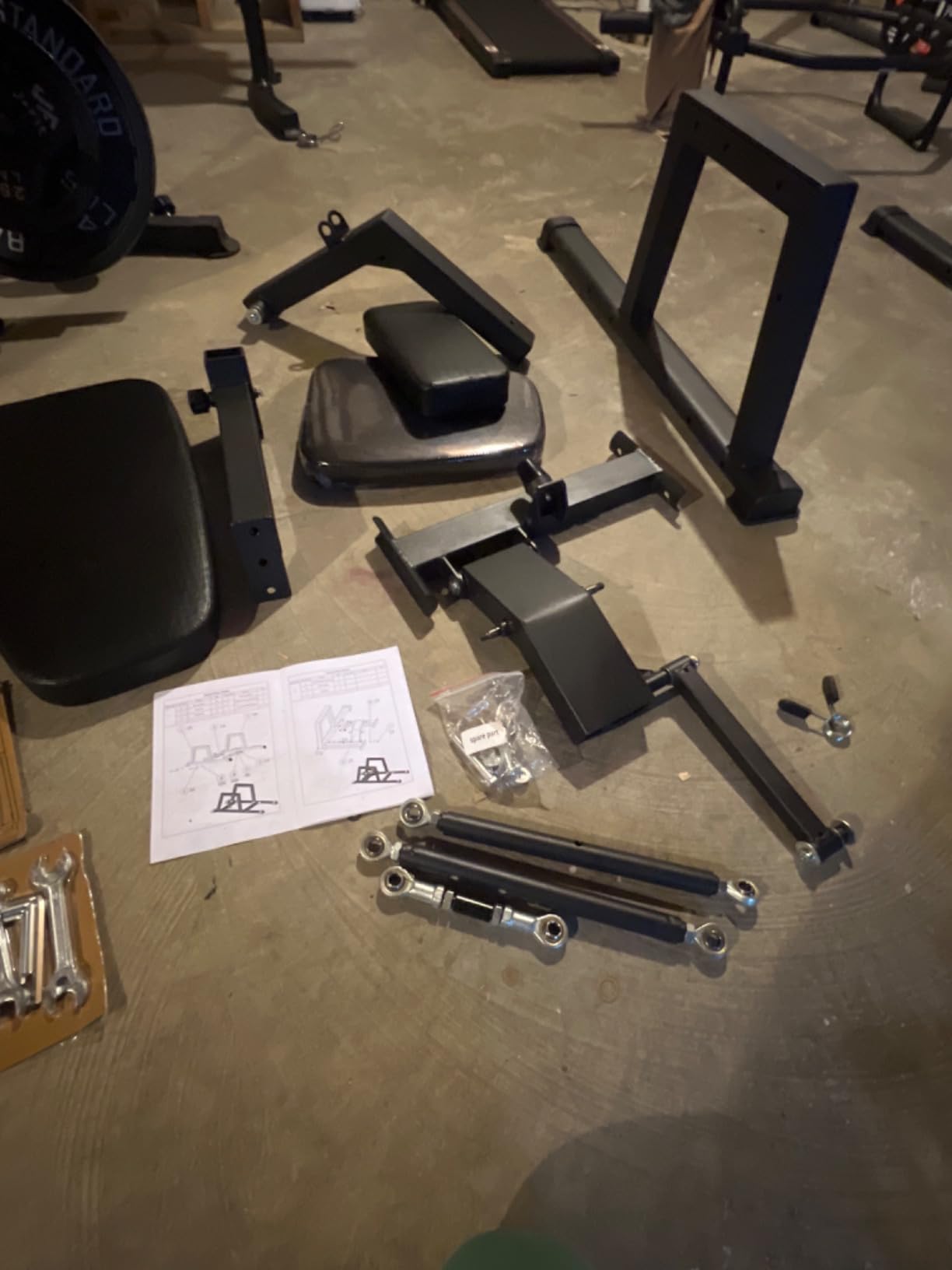 Amazon.com : FAGUS H Hip Abductor and Hip Adductor Machine, Plate ...