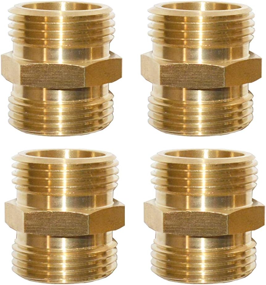 Amazon.com: 2 Pcs Brass Garden Hose Elbow Connector 45 Degree Hose ...