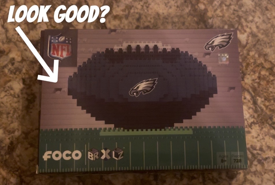 Watch My Genuine Review of FOCO Eagles Football Block Toy on Amazon Live
