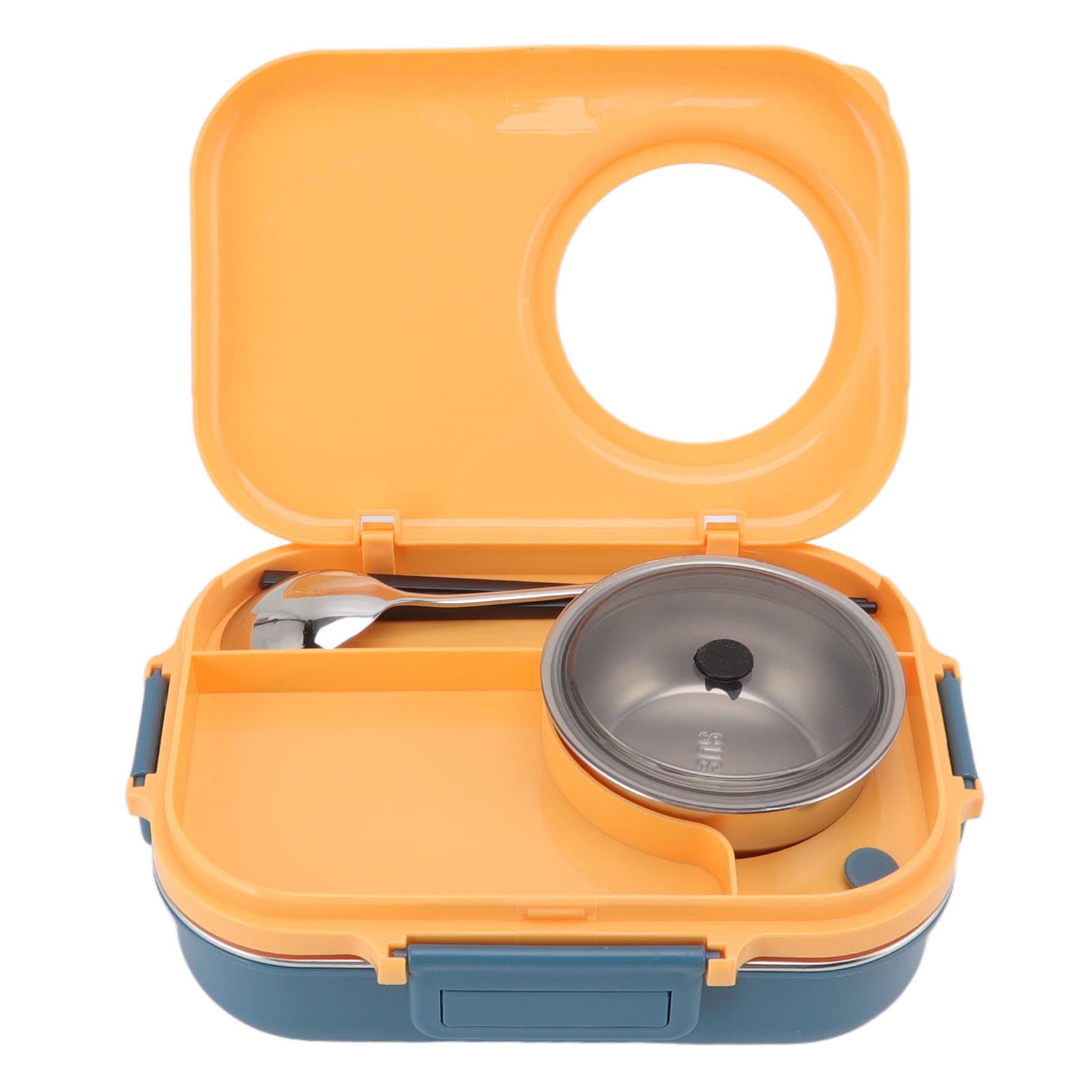 Greensen Insulated Bento Box Thermal Lunch Box 1100ml Double Decker ...