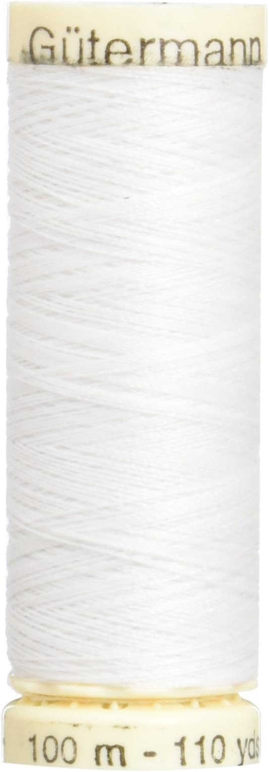 Amazon.com: Gutermann White 250mtr/274yd Sew-All Polyester Thread, 5 ...