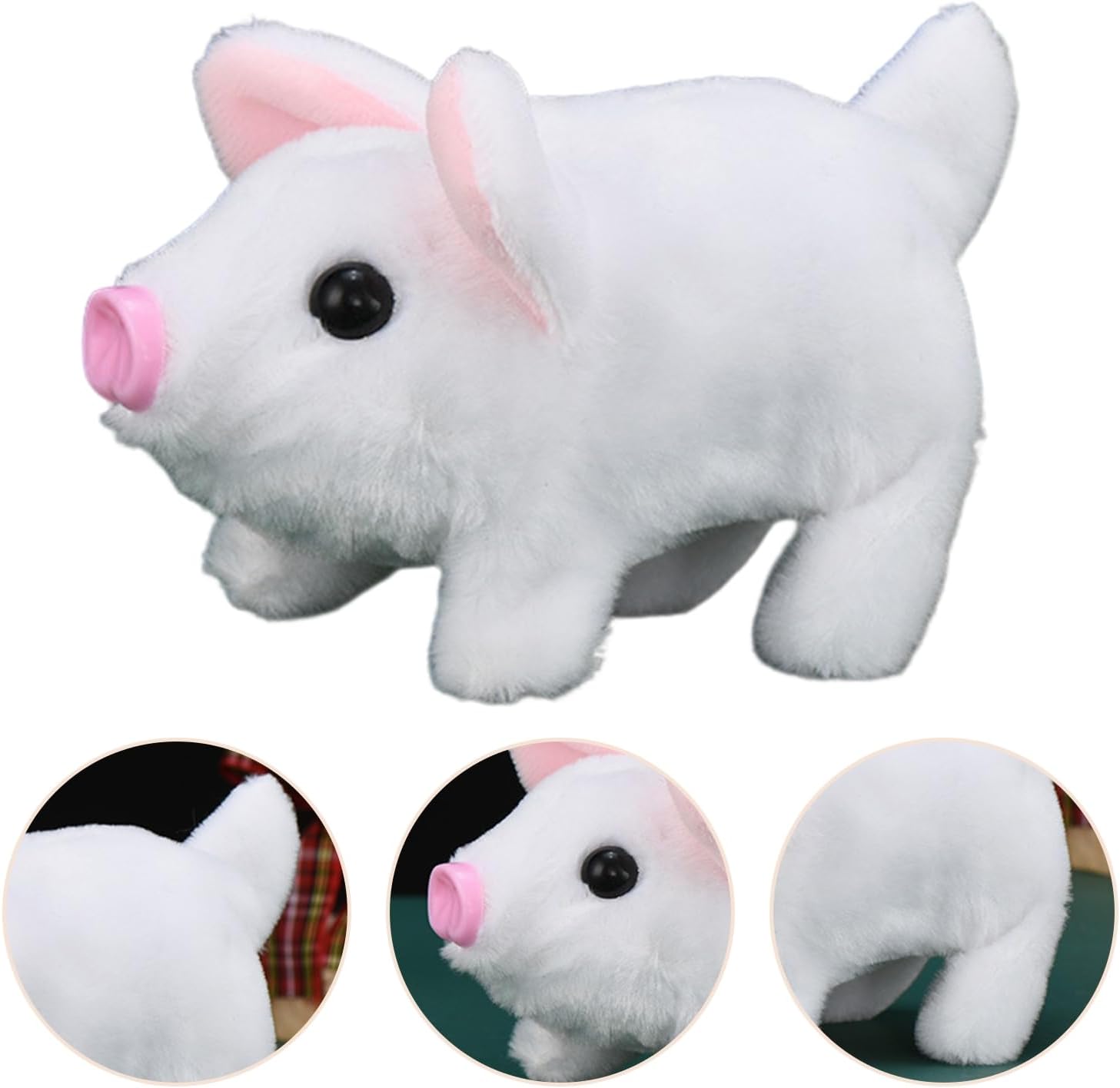 Amazon.com: Walking Pet Piggy Toy, Electric Interactive Soft Pig Toy ...