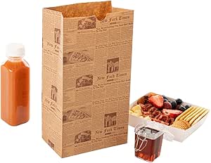 Amazon.com: Restaurantware Bag Tek 8 Lb Disposable Lunch Bags 100 ...