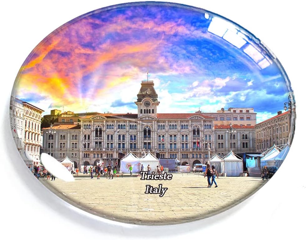 Amazon.com: Trieste Italy Magnet Fridge Refrigerator Freezer Magnet ...