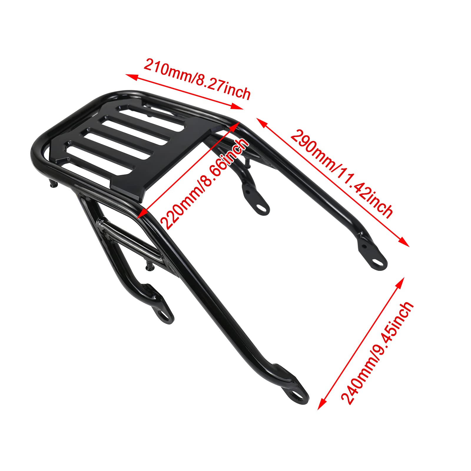 Snapklik.com : New Generation Fits For Rebel 300 Rebel 500 Luggage Rack ...