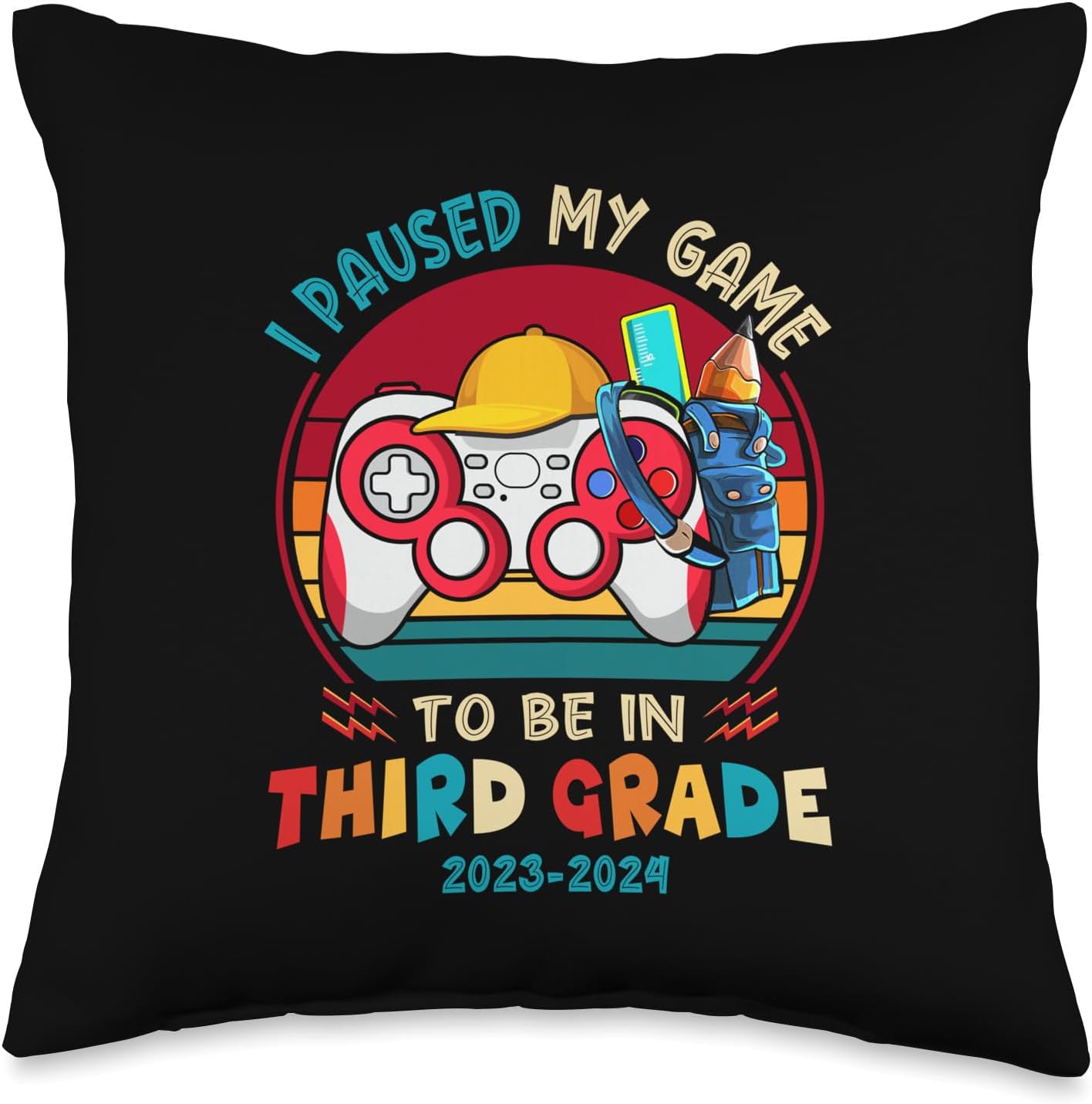 Amazon.com: 2023 2024 Back To School Boys 3rd Grade Video Game I Paused ...